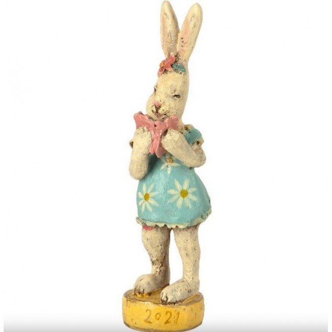 Maileg - Figura zečica u cvetnoj haljinici