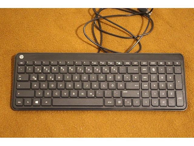 HP Wired Black Slim Keyboard Model Sk-2028