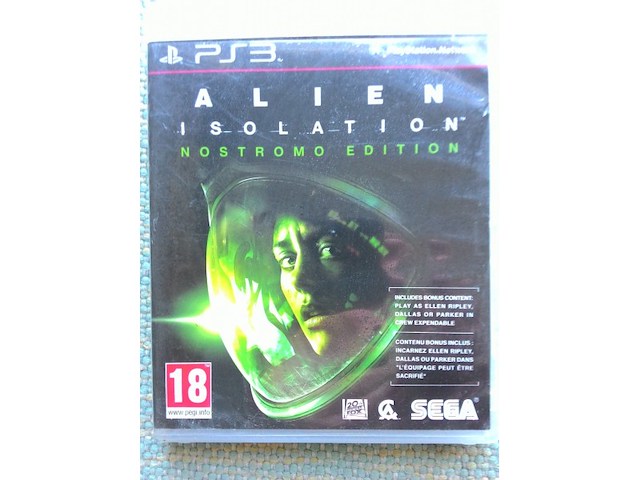 Alien Isolation Nostromo edition PS3