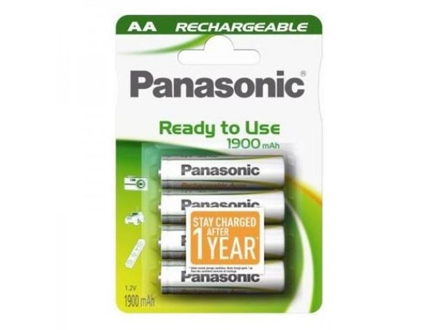 PANASONIC baterije HHR-3MVE/4BC, 1900mAh, punj. Ready to use AA