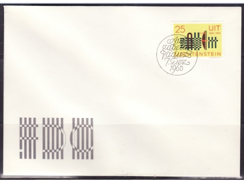 Lihtenštajn - FDC komunikacije 1965.