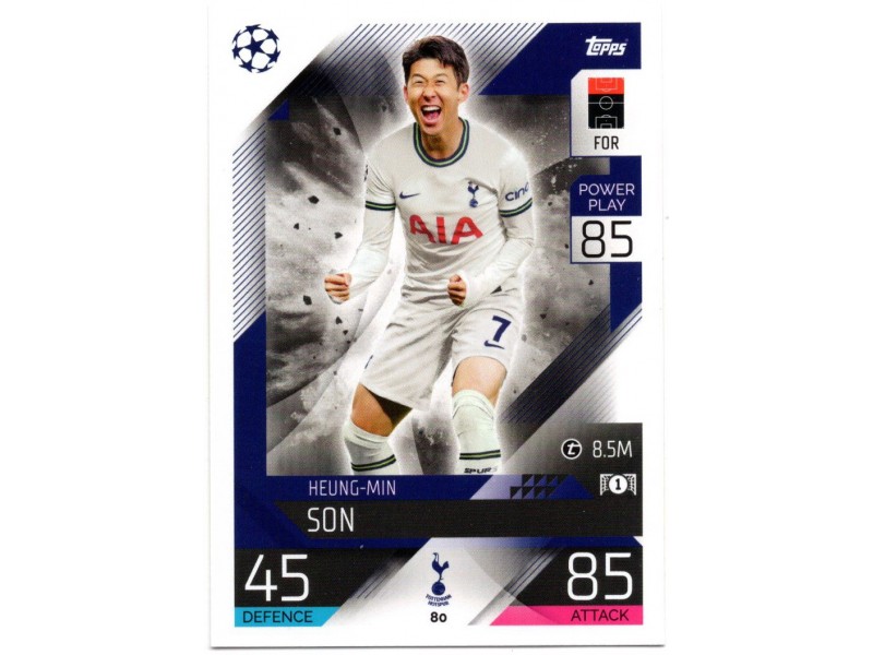 80.Heung-MIN SON -TOTTENHAM HOTSPUR- Match ATTAX 2023