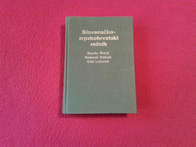 Slovenačko-srpskohrvatski rečnik