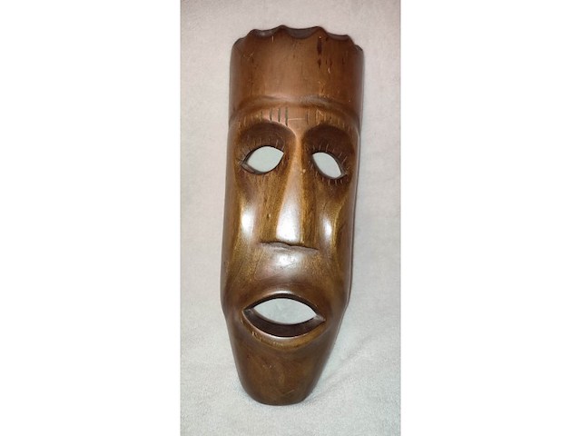 Originalna afrička drvena maska zidni ukras A2