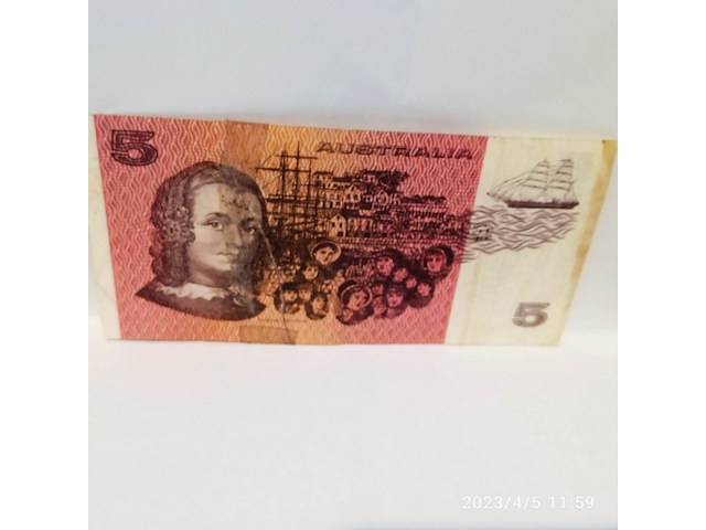Australia 5 DOLARA 1985
