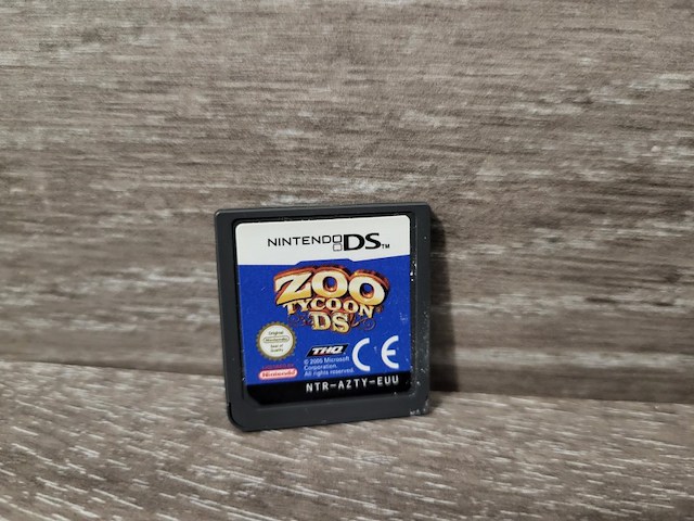 Original igrica ketridz za Nintendo DS Zoo Tycoon