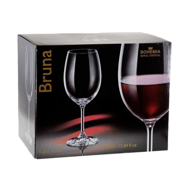 Boh čaše/6 Bruna 590ml C.Vino 30307