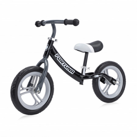 Bicikl Balance Bike Fortuna Grey & Black