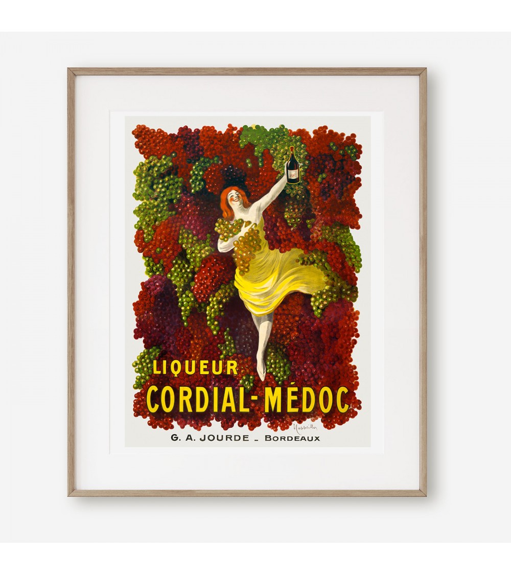 REKLAMNI LIST LIKERA - PLAKAT 1890-IH ZA ZID