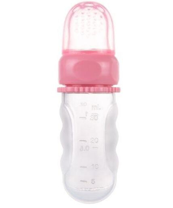 Canpol babies silikonska mljackalica 56/110 - pink