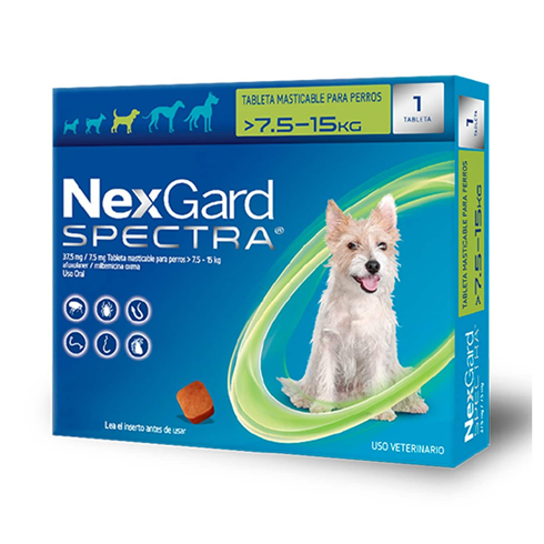 NexGard SPECTRA® M za pse 7,5-15 kg