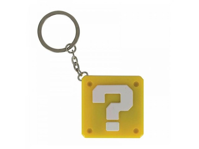 Nintendo Super Mario Question Block Keyring Light