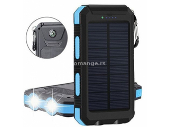 Gembird HRD-T12 solarni power bank 12000mAh crni