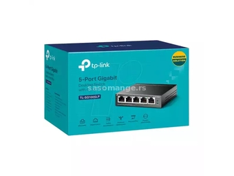 Svič 10/100/1000 5-port TP-LINK TL-SG1005LP 4xPoE port 30W