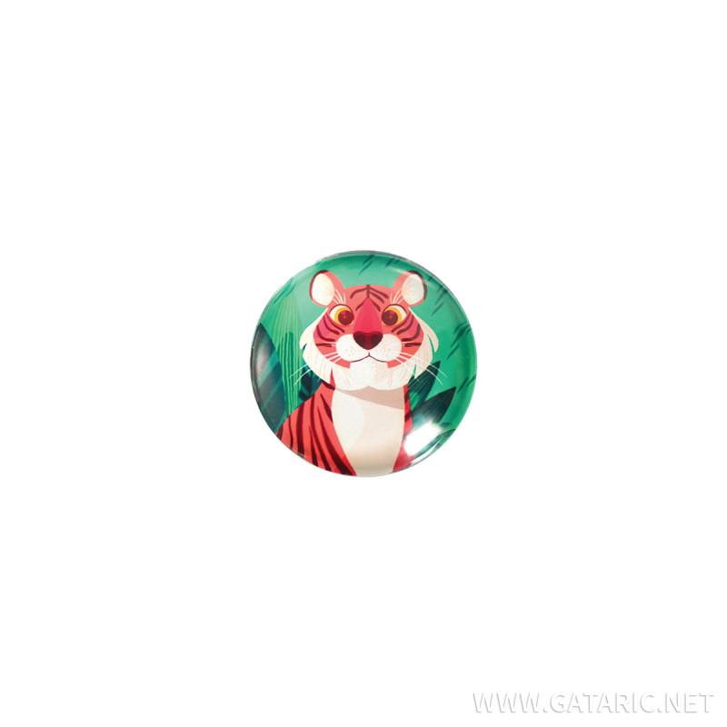 Magnet "Cartoon Tiger" 4cm