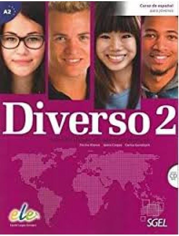 Diverso 2 (уџбенички комплет – уџбеник и радна свеска) – шпански језик за први и други разред гимназије и средње школе (пета и шеста година учења)