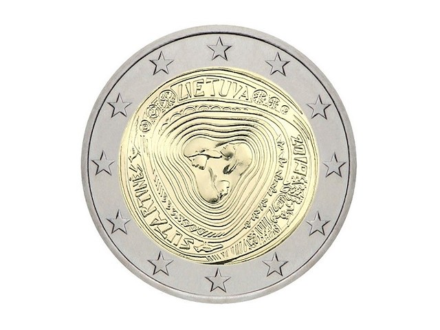 Litvanija 2 euro 2019. UNC Sutartines