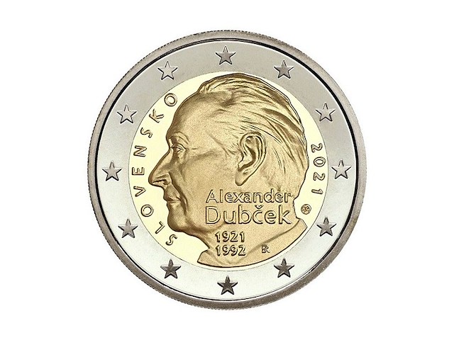 Slovacka 2 euro 2021. UNC Dubcek