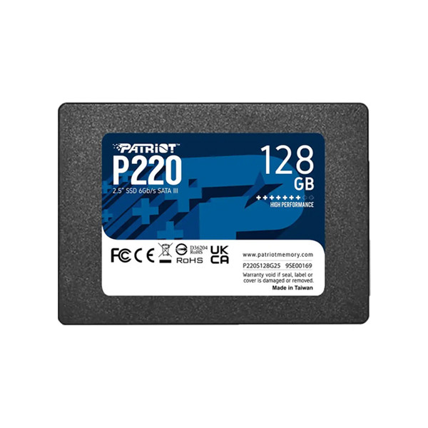 SSD 2.5 SATA3 128GB Patriot P220 550MBs480MBs P220S128G25