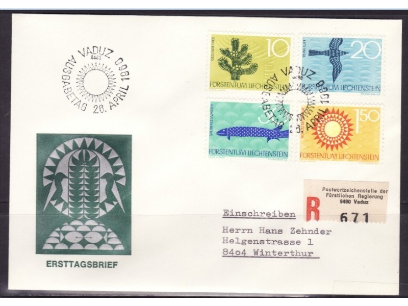 Lihtenštajn - FDC 1966.