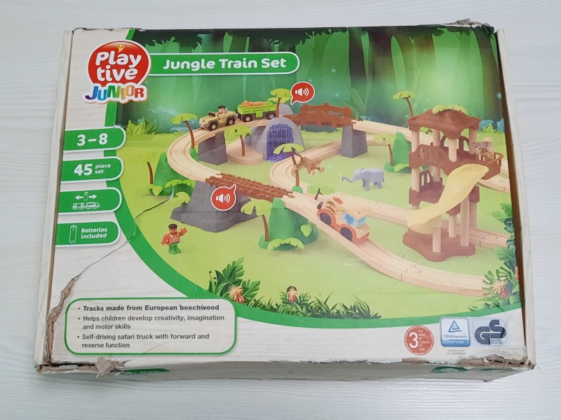 PLAY TIVE JUNIOR JUNGLE TRAIN SET