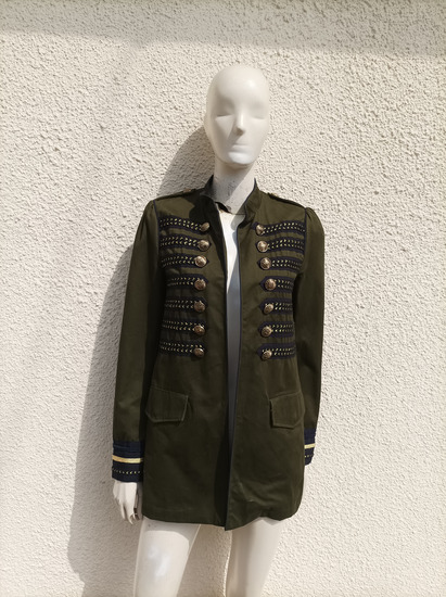 Retro military Zara mundir jakna S