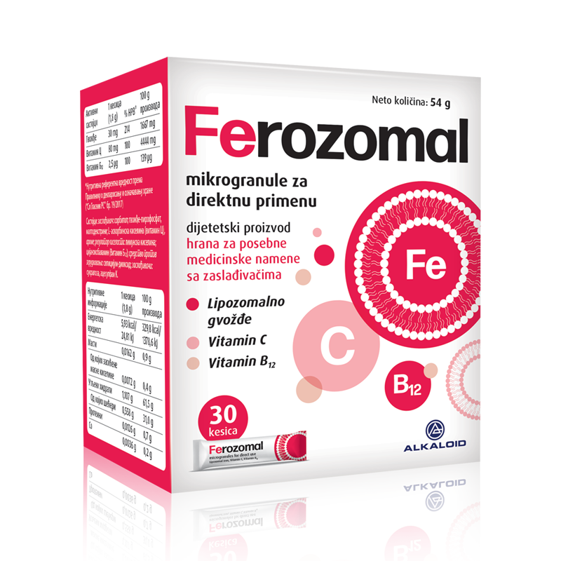 FEROZOMAL MIKROGRANULE ZA DIREKTNU PRIMENU 30 KESICA