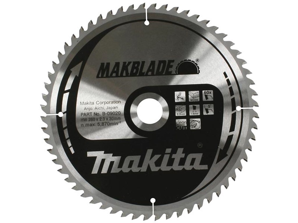 List za testeru od tvrdog metala MAKITA B-09070