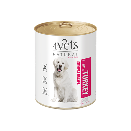 4Vets Natural Complete Dog Ćuretina 800g