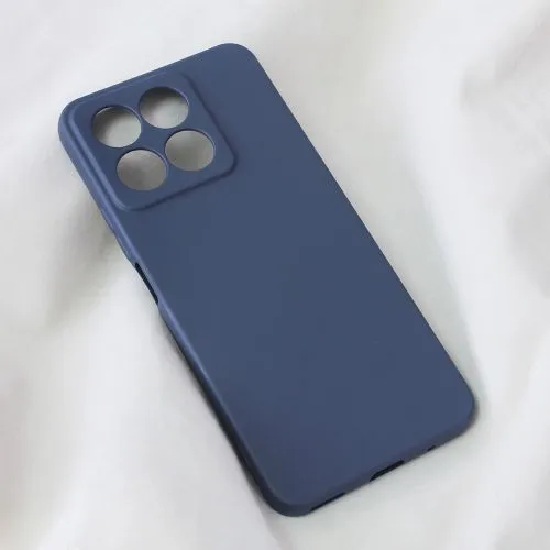 Futrola - maska Teracell Soft Velvet za Huawei Honor X8a tamno plava