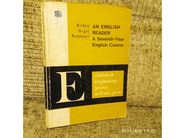 An English Reader  za III r. Gimnazije Brihta Grgić