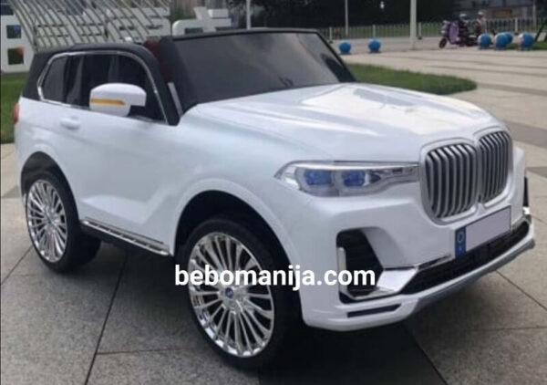 Džip za decu 4×4 BMW X7 Style LC-MB1688P na akumulator sa ljuljajućom finkcijom – beli, 021395