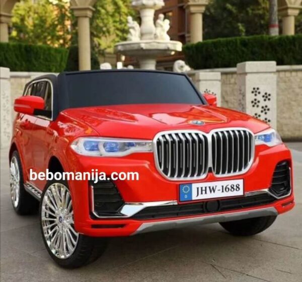 Džip za decu 4×4 BMW X7 Style LC-MB1688P na akumulator sa ljuljajućom finkcijom – crveni, 021395