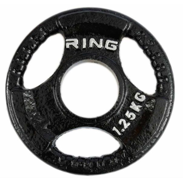 RING Olimpijski tegovi liveni sa hvatom 1x 1,25kg RX PL14-1,25