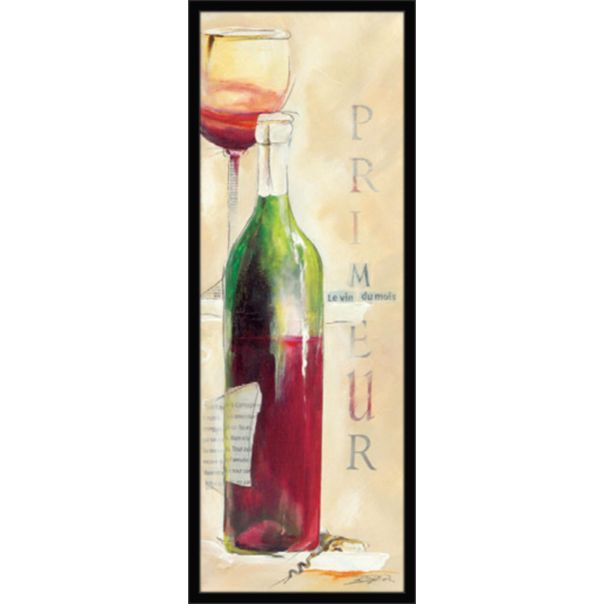 DELTA LINEA Uramljena slika Primeur vino 30x70 cm