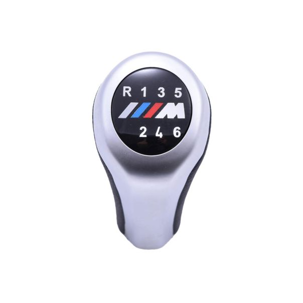 888 CAR ACCESSORIES BMW ručica menjača sa 6 brzina sa m logom silver mat-hrom