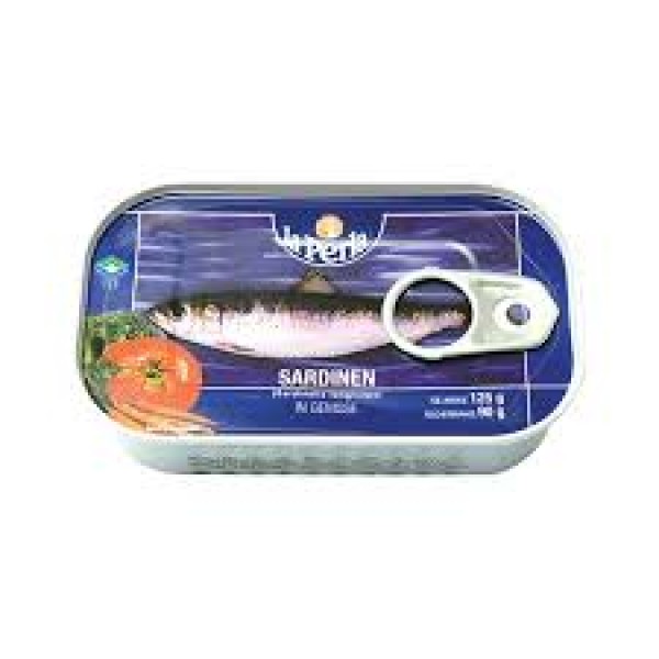 Sardina sa povrcem 125g la perla