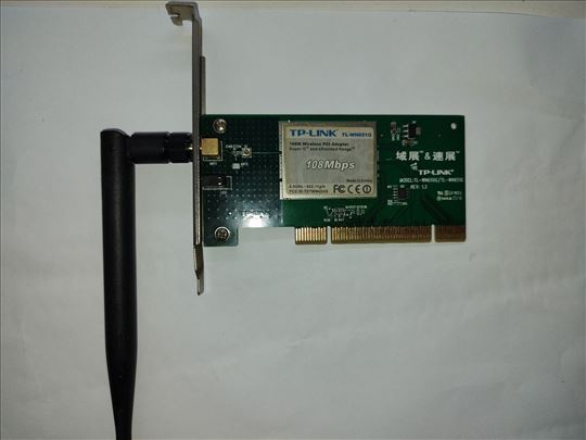 Wireless PCI Adapter TP-Link TL-WN651G 108 Mbps