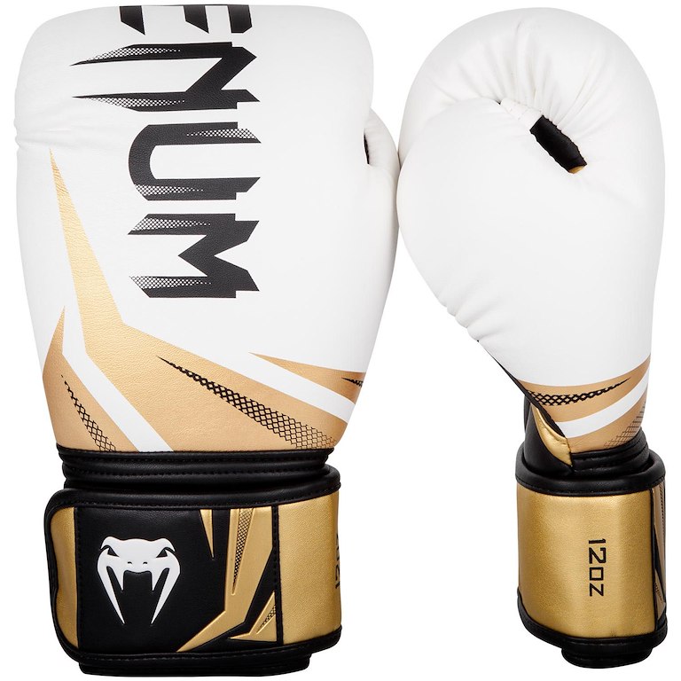 VENUM CHALLENGER 3.0 – WHITE/GOLD RUKAVICE ZA BOKS