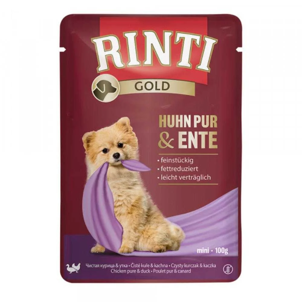 RINTI GOLD sos za pse - Piletina i patka 100g