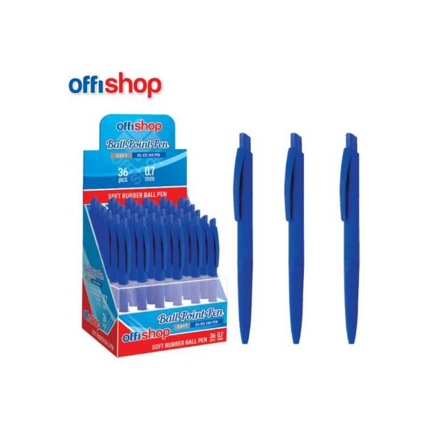 OFFISHOP Hemijska olovka Oil Gel Ink plava OF215, set 1/36