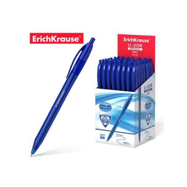 ERICH KRAUSE Hemijska olovka Ultra Glide plava 47602, set 1/50
