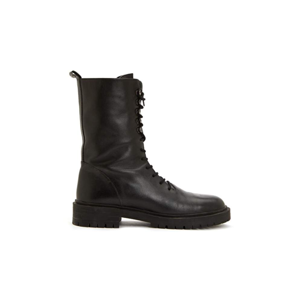 Black Women's Leather Boots