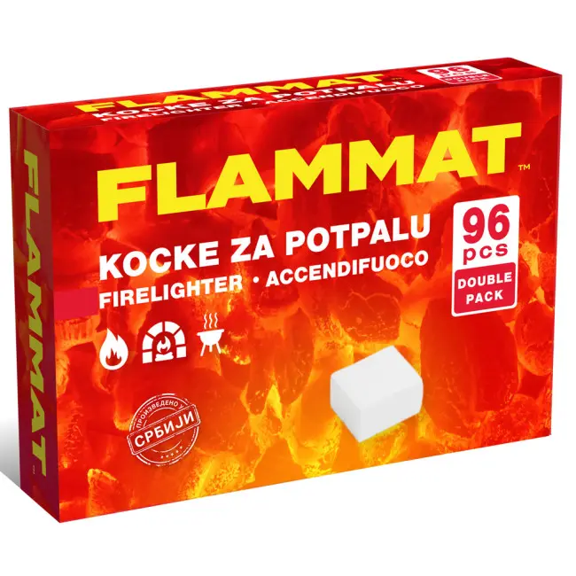 Kocka za potpalu flammat 96/1- duplo pakovanje