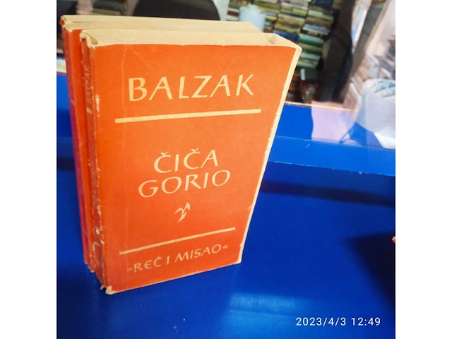 ČIČA GORIO,- Onore de Balzak