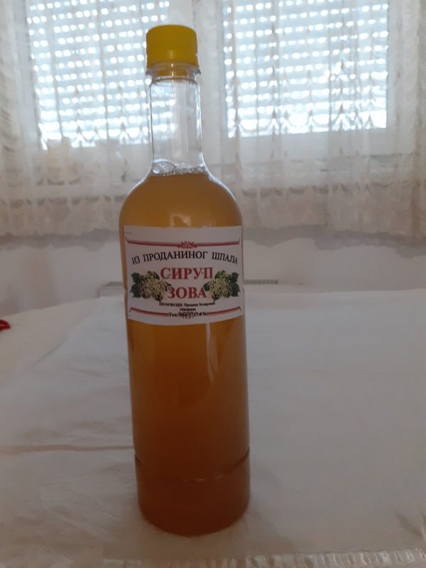 Sirup zova 1l, gazdinstvo Prodane Kolarević