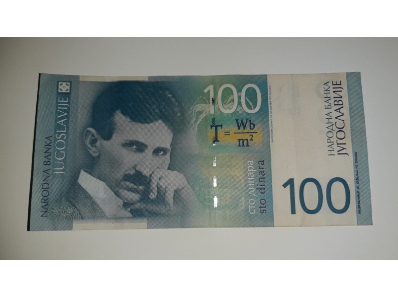 100dinara 2000godina Jugoslavia