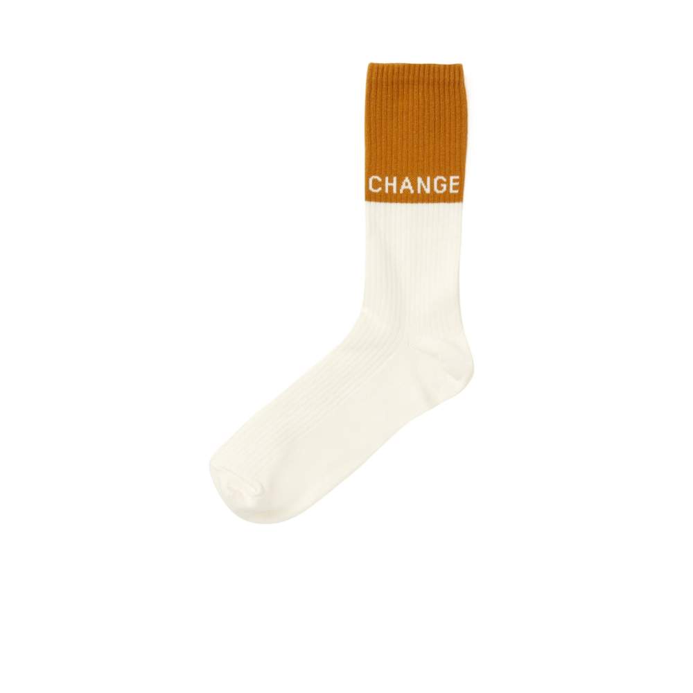 Mustard Ecru Women's Socks