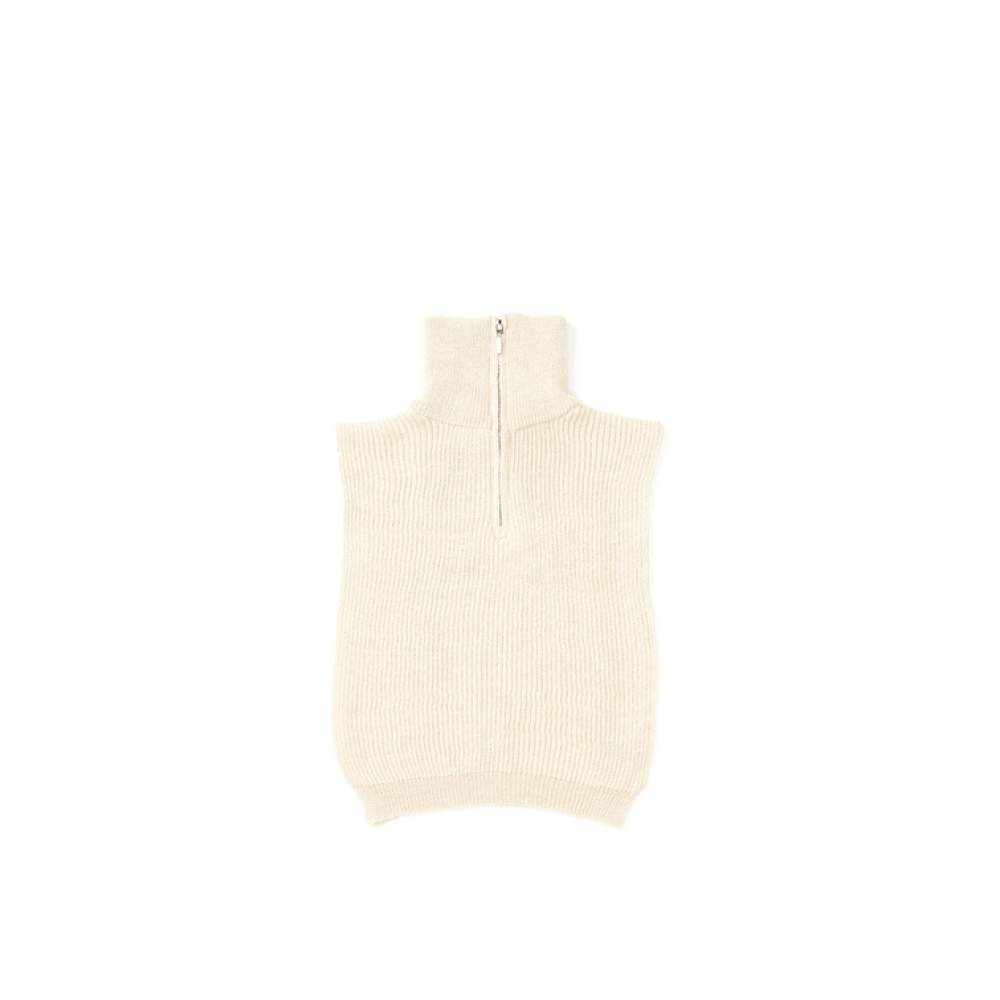 Beige Women's Neck Collar