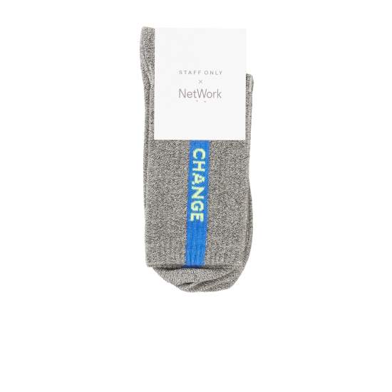 Anthracite Letter Jacquard Women's Socks